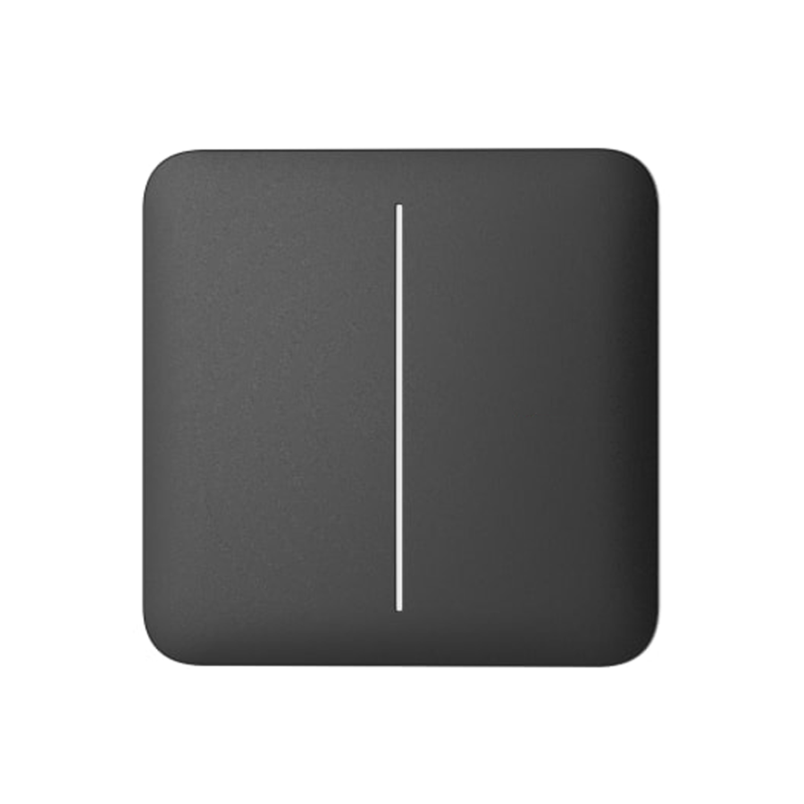 AJAX Automation Solo Button (2-gang) Graphite – Smart Security Cyprus